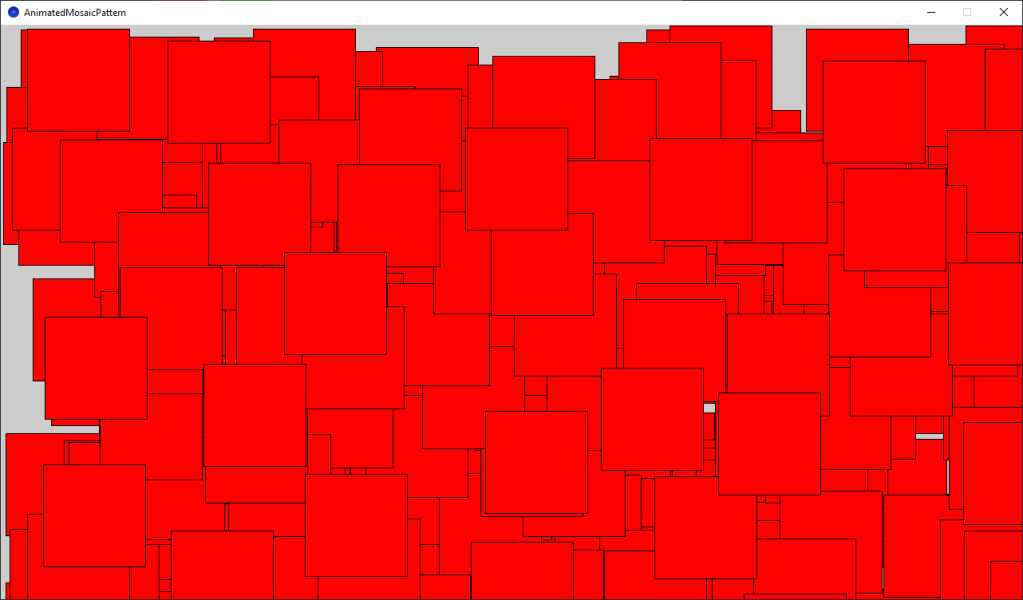 Creating a animated mosaic pattern in Processing – Agate DRAGON Games